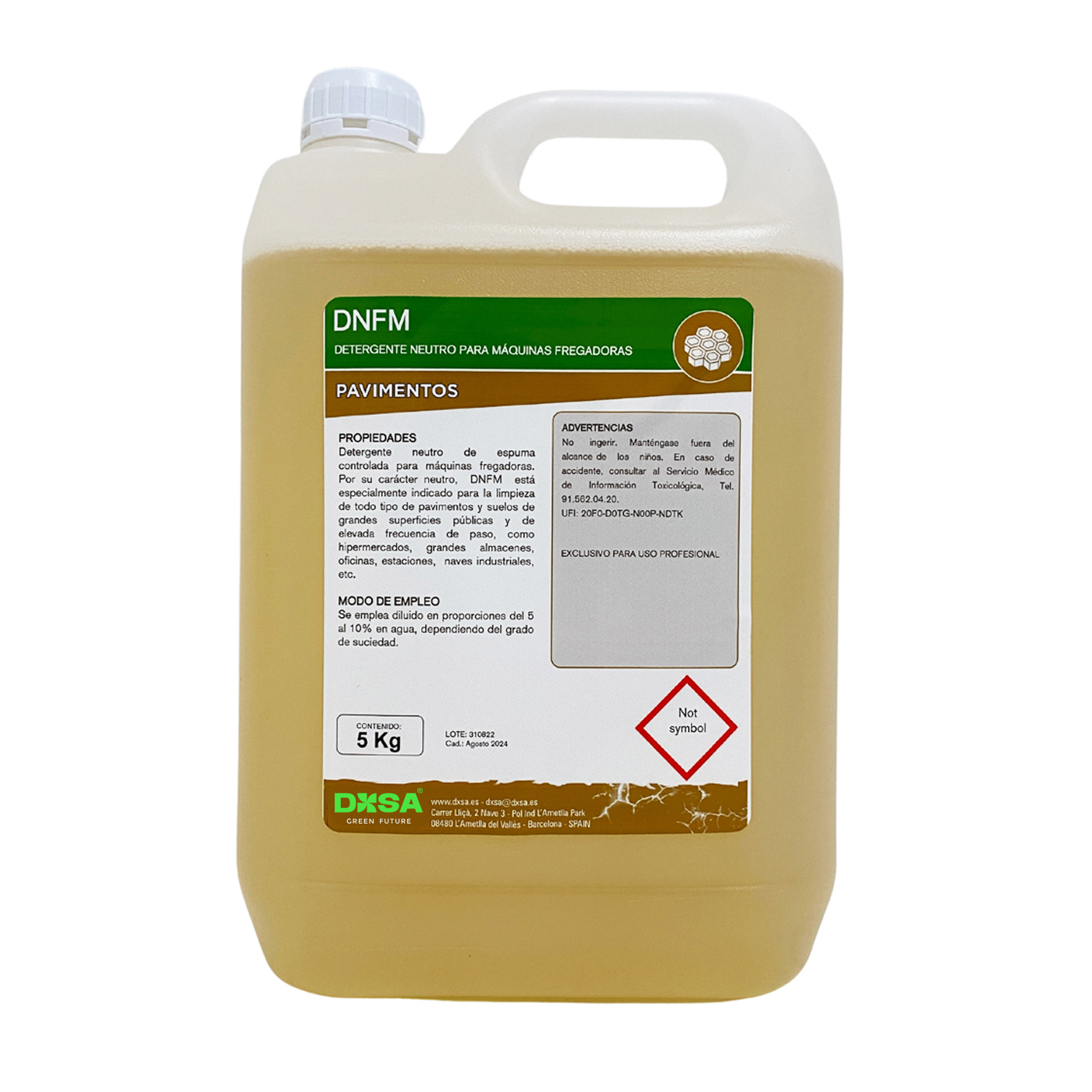 DNFM Producto Neutro Para La Limpieza De Pavimentos | DXSA