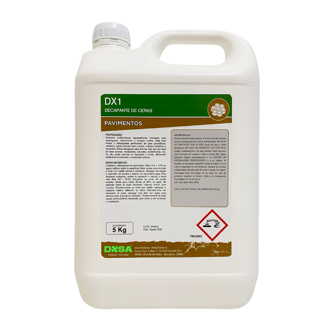 DX1 Decapante Y Cristalizador De Ceras | DXSA