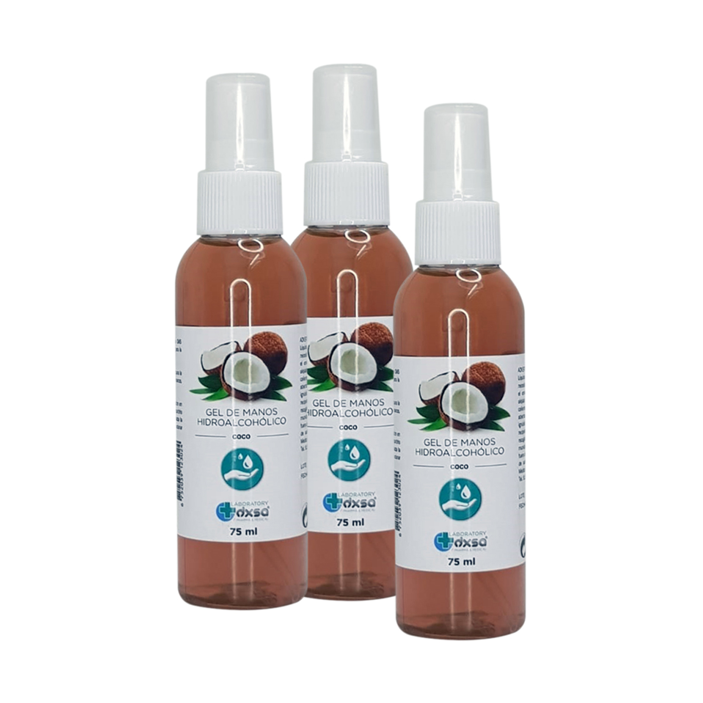 GEL HIDROALCOHOLICO COCO Desinfectante Aroma Coco | DXSA