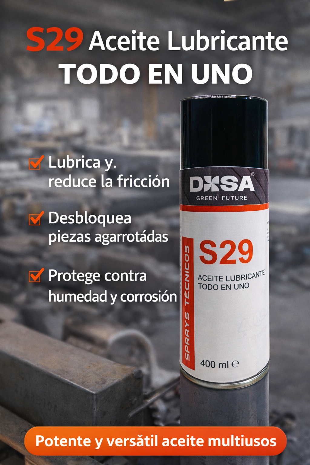 S-29 Aceite Lubricante Todo En Uno: La Solución Multiusos Para ...